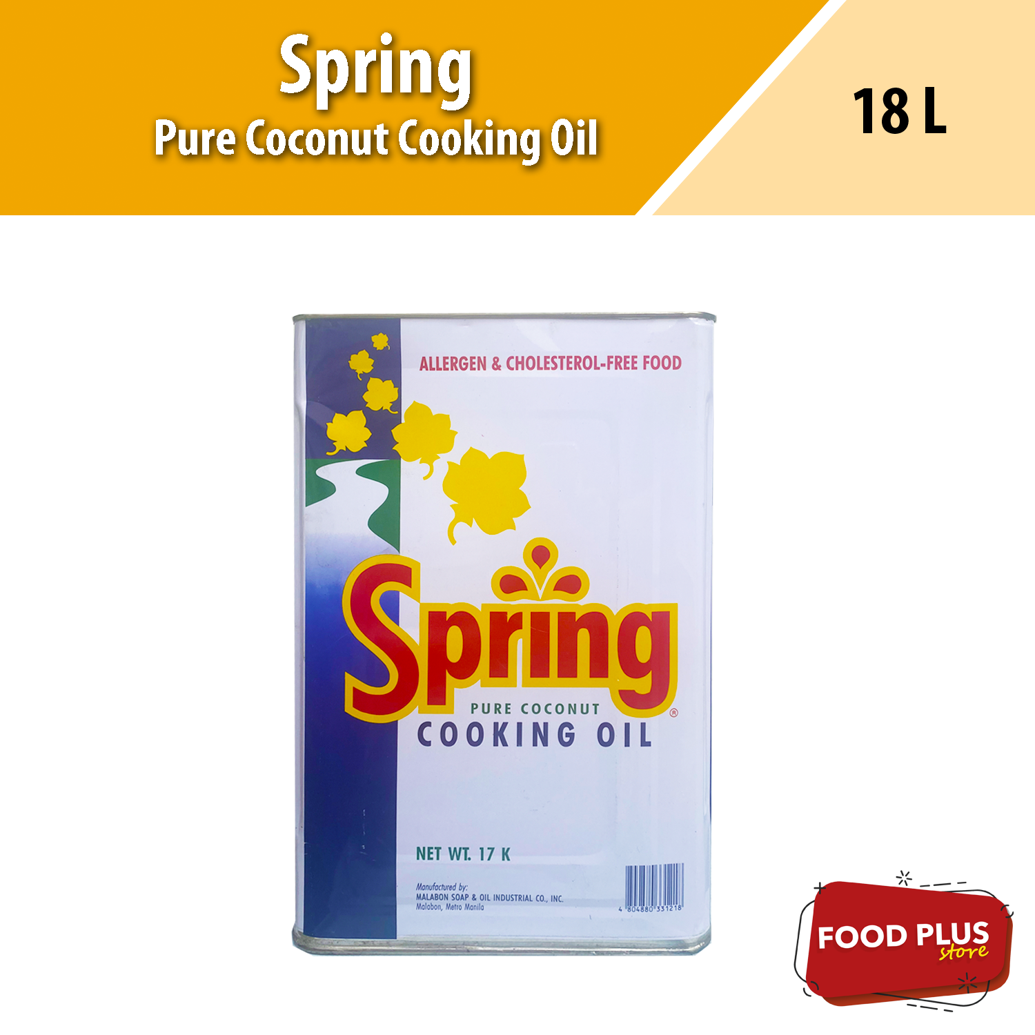 Spring Pure Coconut Cooking Oil – Food Plus Store